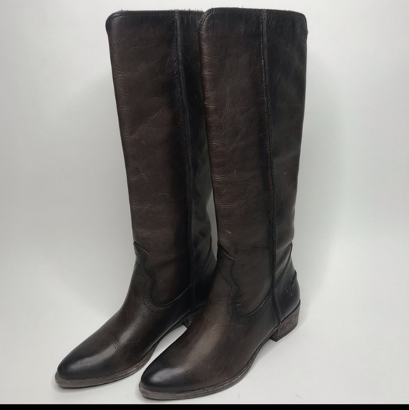 Frye | Shoes | Frye Womens Ray Seam Tall Leather Western Boots | Poshmark